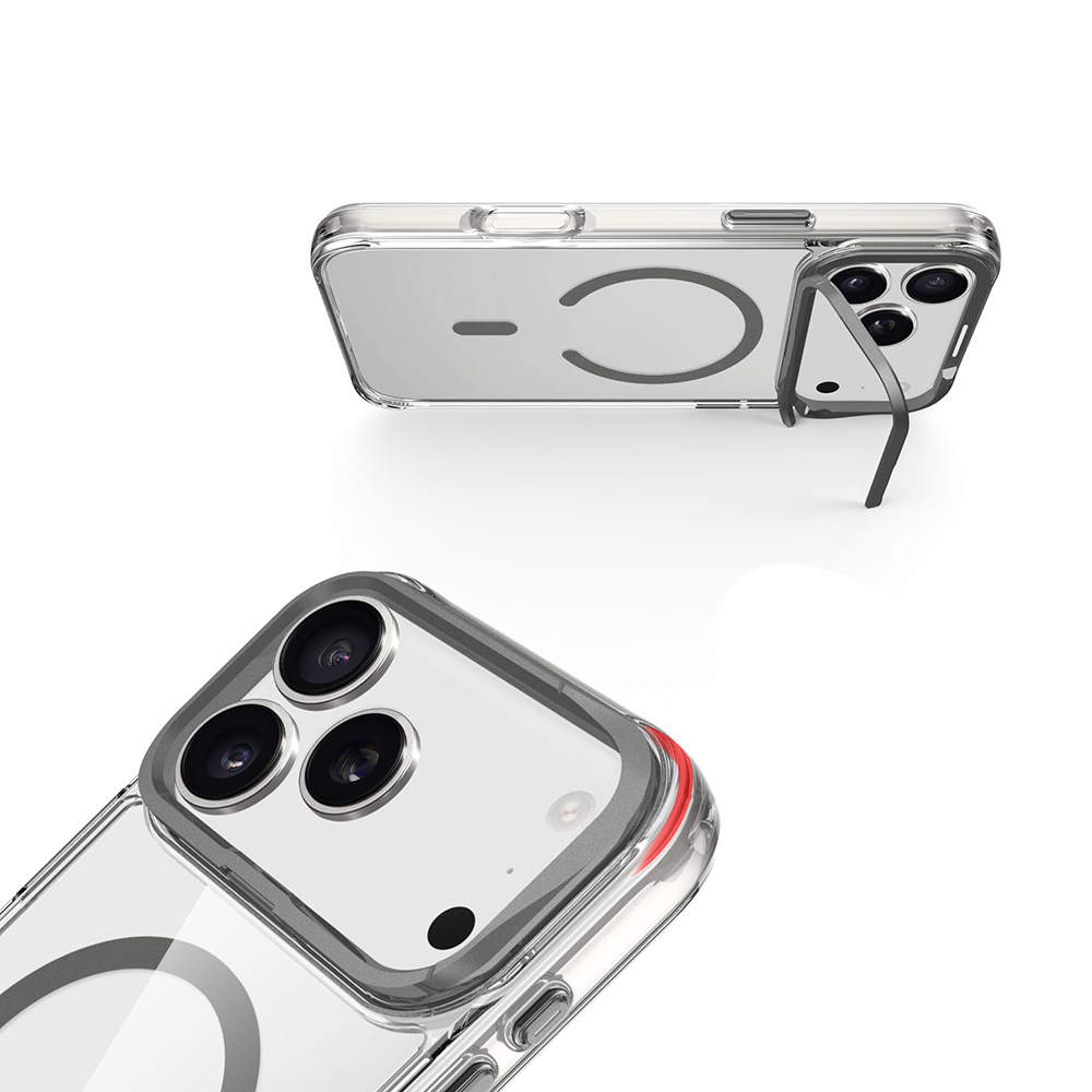 Apple iPhone 17 Pro Kılıf M-safe Şarj Özellikli Airbagli Kamera Standlı ...